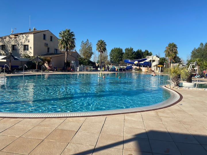 Valras Plage Mobil Home à 5mn Bord De Mer - Béziers