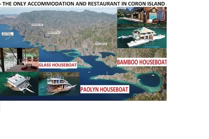 Suitecbamboohouseboat Only Accomm In Coron Island - Coron