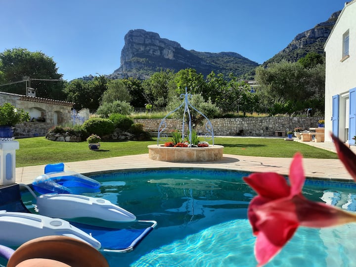 Villa 4* Euréka Stand-piscine-clim-wifi-7 Person - La Gaude