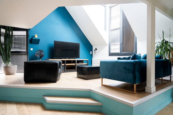 Loft De 90m² - Quartier Du Port - Caen