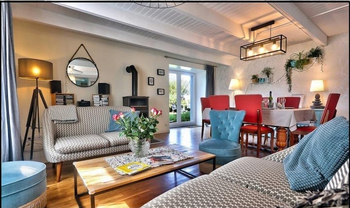 Maison Avec Jardin,terrasse,bar,baby Foot 4-6 Pers - Guilvinec