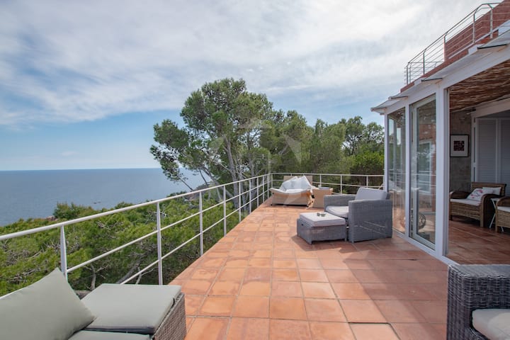 Villa Mirador - Vues Panoramiques, Immense Jardin - Tamariu