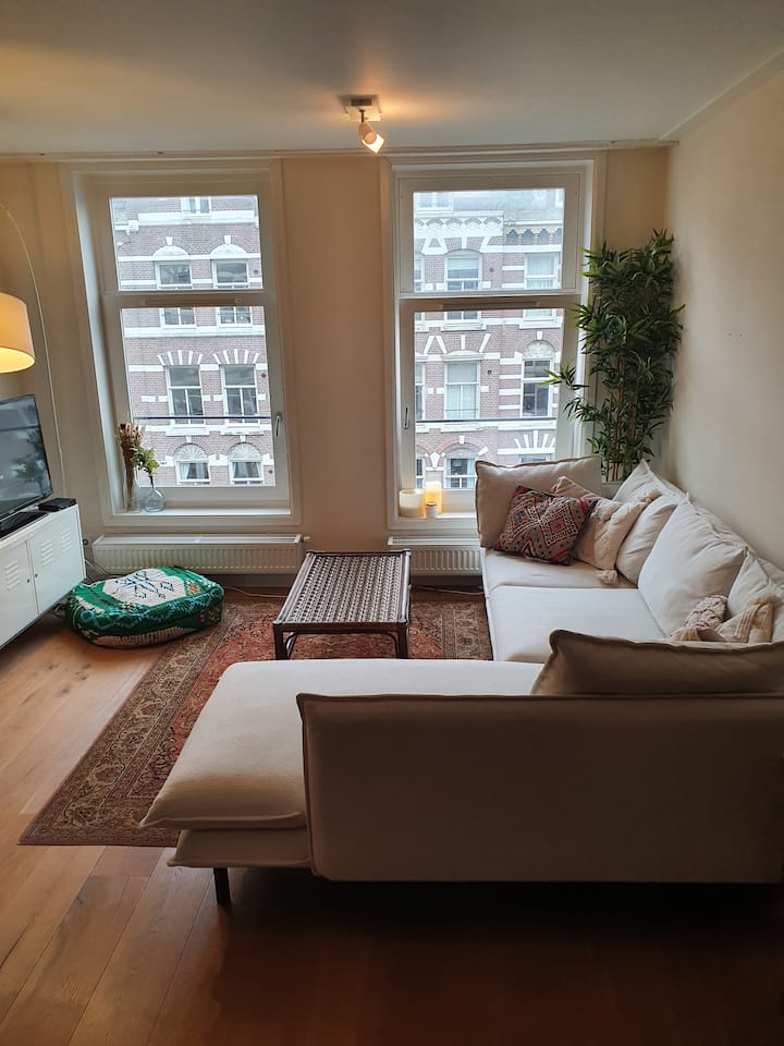 Authentiek Amsterdams Appartement, Gracht Uitzicht - Ámsterdam