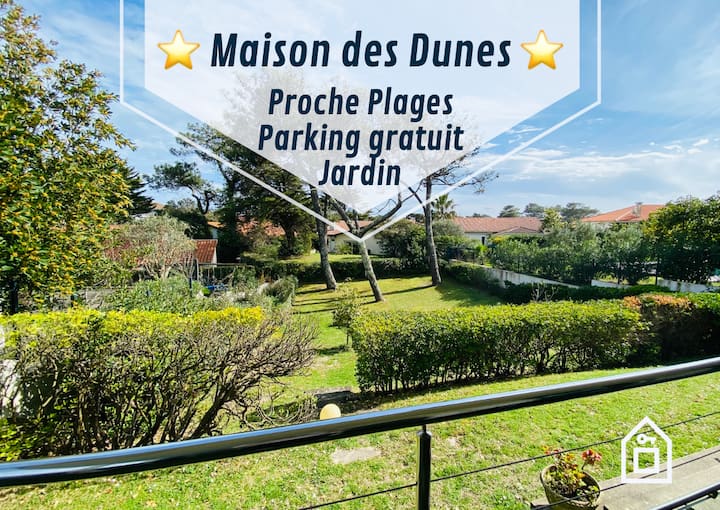 Maison Des Dunes, T2, Proche Plage Et Forêt - Anglet