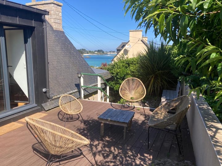 Petite Maison à 100m De La Mer - Kerlouan