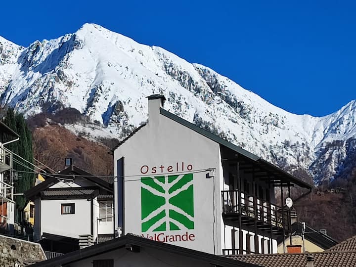 Ostello Valgrande Camera Doppia Con Bagno Privato - Mergozzo