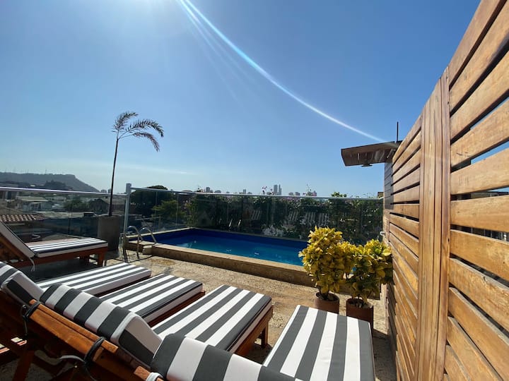 7 Habitación Con Encanto En Getsemaní Casaebano967 - Cartagena, Colombia