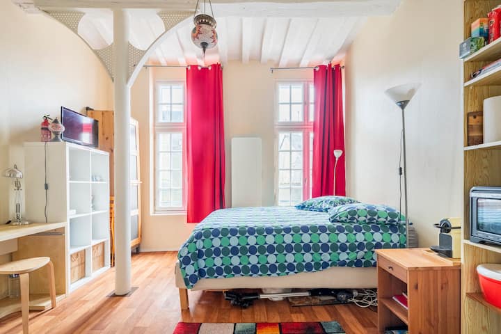 Studio A Rennes Centre Saint Anne Wifi 18 M2 - ibis Styles Rennes Centre Gare Nord