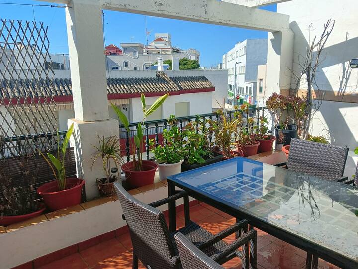 Apartamento áTico Terraza Centro - 로타