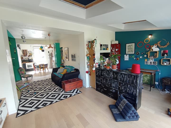 Agréable Maison De Ville Avec Jardin - Sainte-Luce-sur-Loire