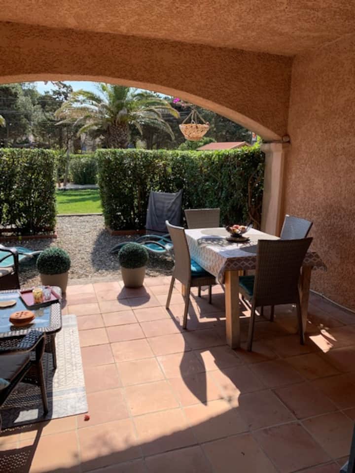 Studio 4 Pers Terrasse Et Jardinet Face Plage - Porquerolles