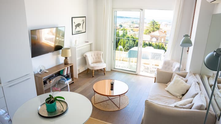 Grandiose Vue Mer Panoramique Et Garage Privé - Cannes