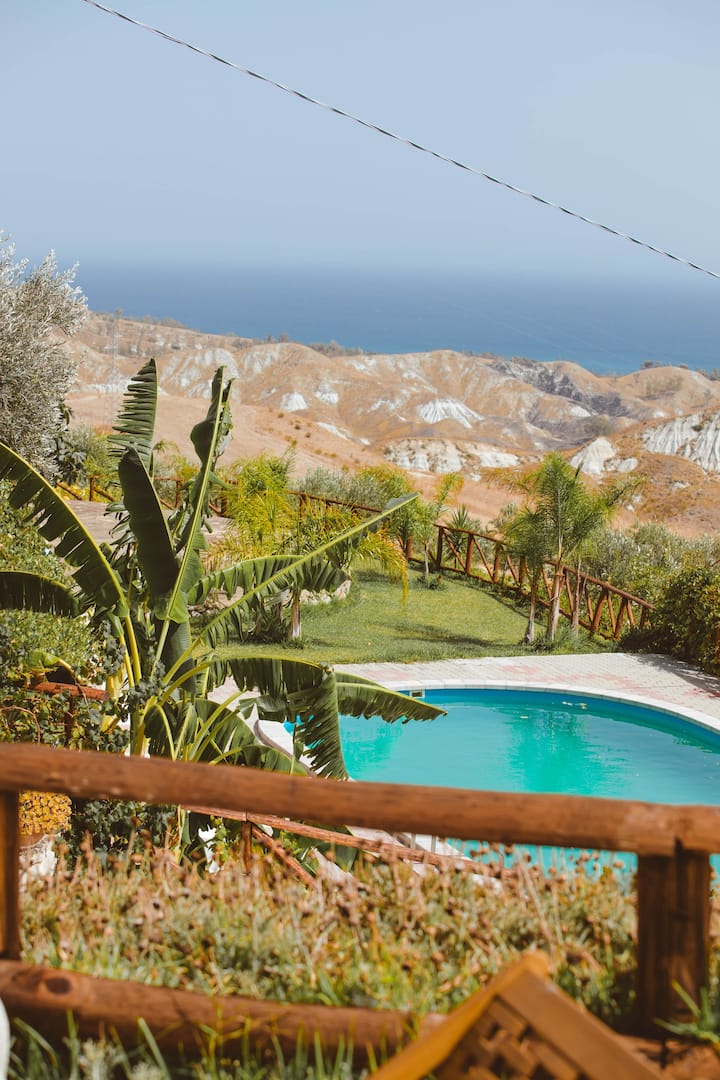 Calàmi | Villa Romeo - "Mangiatoia" Apt. With Pool - Calabria