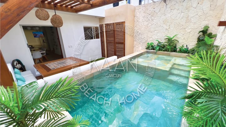Hermosa Casa Con Alberca Privada En Cancun - Cancún