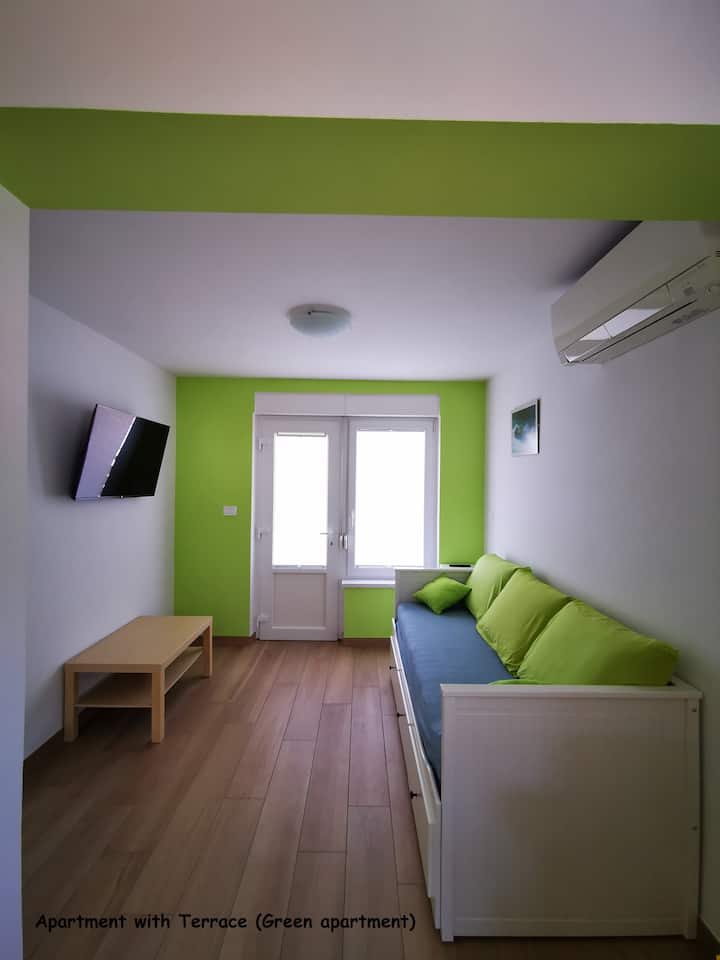 Apartment With Terrace (Apartment And Room Anica) - Tolmin