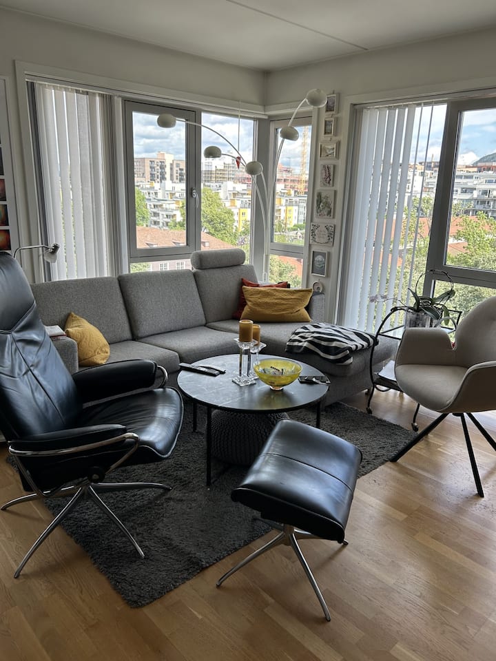 Flott, Solrik Familieleilighet - Oslo