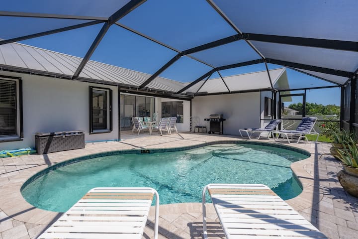 Paradies Gefunden! Jetzt Angebote! 3 Bett 2 Bad Heizbares Pool-haus U. Erstaunlicher Lanai-bereich - Cape Coral, FL