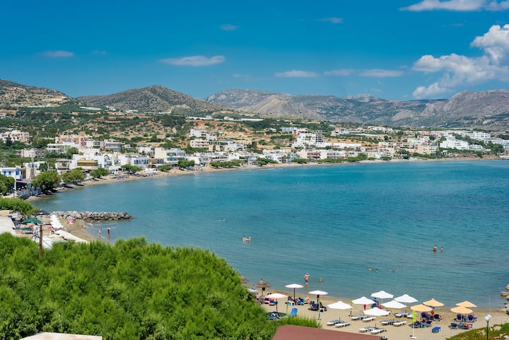Daidalos, 1 Bedroom Apt With Sea View, Wifi