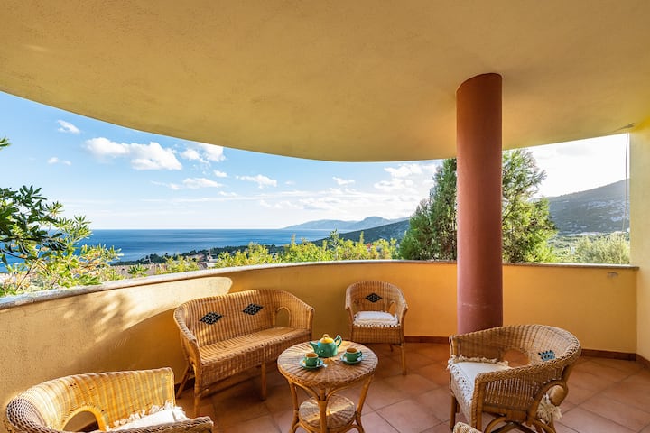 Villa Osàla Vista Panoramica A Cala Gonone - Islas de Cerdeña, Italia