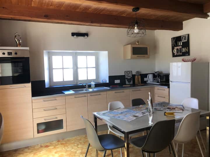 Maison 5 Couchages. Plages à 200 M. Wifi - Samboth - Barbâtre