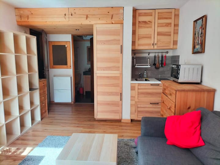 Ski-in Ski-out - Studio Calme Chamonix Centre - Chamonix-Mont-Blanc