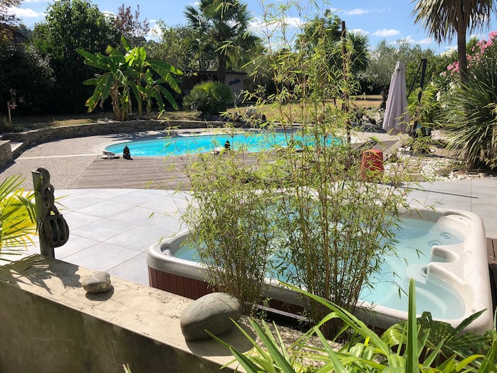 Pau Villa 250m2 Piscine ,Sauna, Jaccuzi - Pau