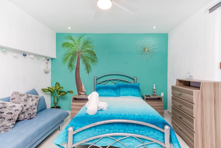 Studio, Comfortable, Private Access, The Palm - Playa del Carmen