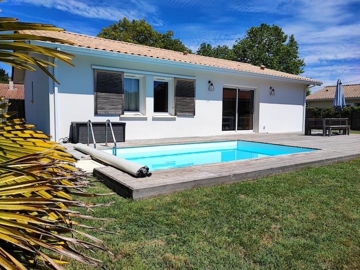 Maison Au Calme Avec Piscine Entre Océan Et Bassin - Lège-Cap-Ferret