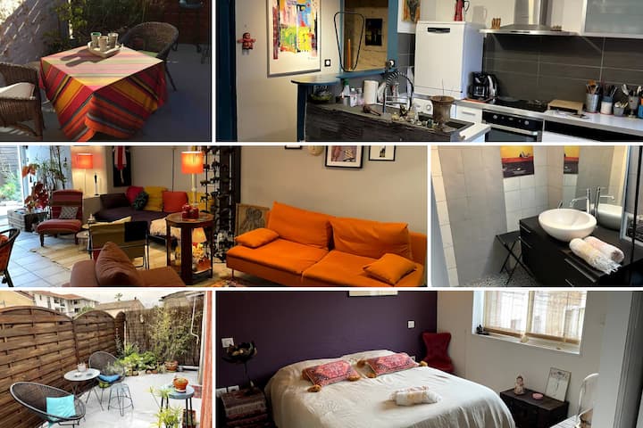 Maison Duplex Atypique, Entre Terre & Mer, Wifi - Lunel