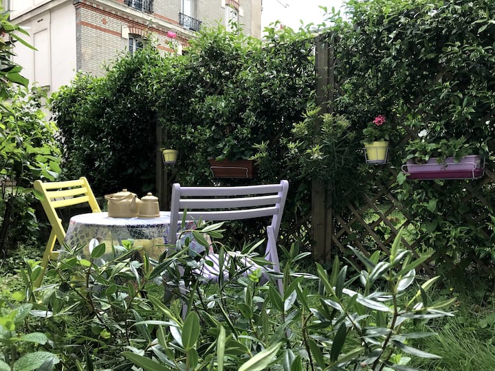 Studio 24 M2 Avec Jardin à Paris - Stade Rolland Garros