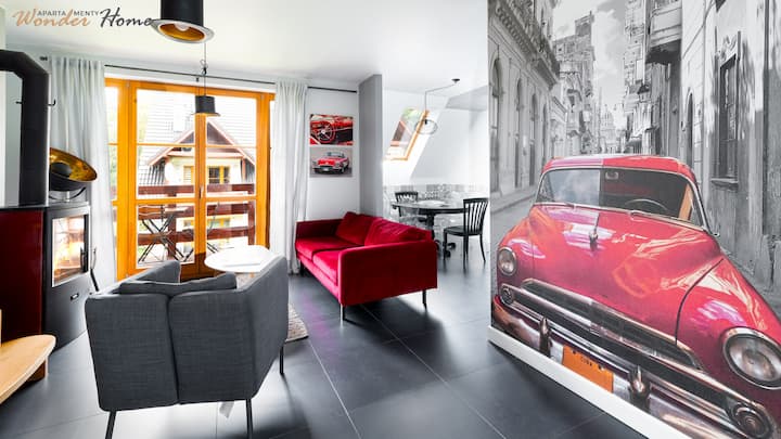 Apartament Havana Z Kominkiem I Balkonem - Karpacz