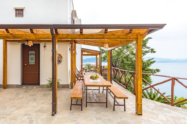 Villa With Sea View Garden Terrace And Parking - Cetara