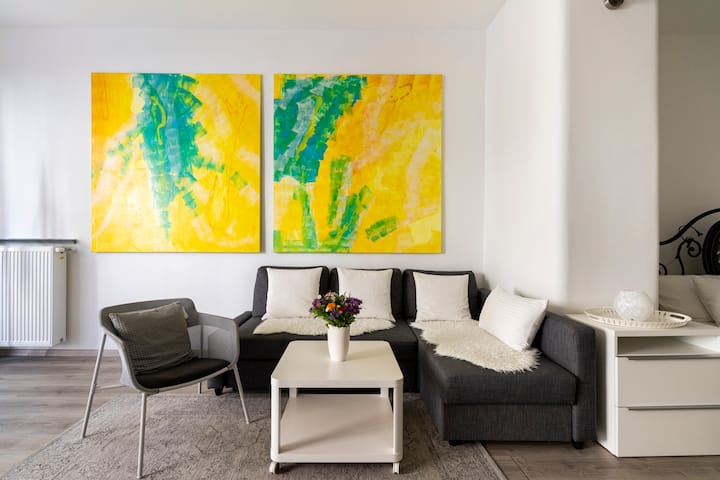 New Quiet Art Loft Near The Danube - Wien