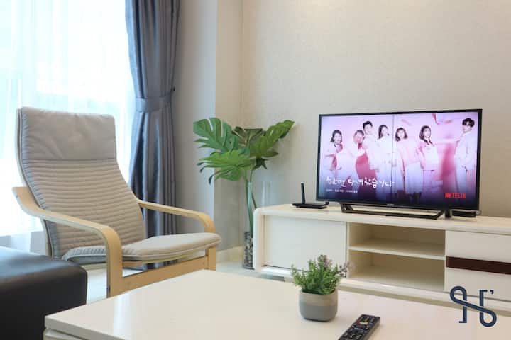 Homesuite'【sa#02】｜2-br｜netflix｜kitchen ｜Wi-fi - Kota Kinabalu