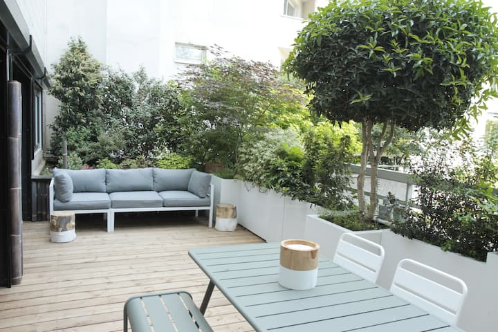 Design Family Flat With Terrace Paris West Bank - Boulogne-Billancourt