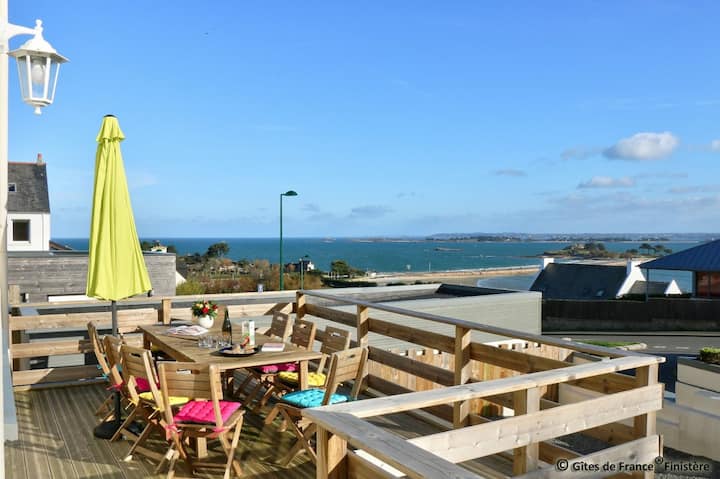 Gîte « Vue Exceptionnelle Sur Mer » Mer à 300m - Roscoff