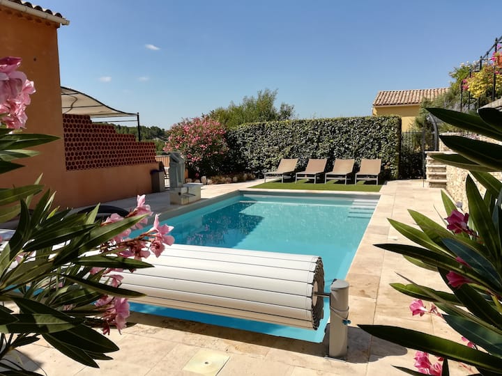 Gite Au Calme Climatise Avec Piscine Privative - Roussillon
