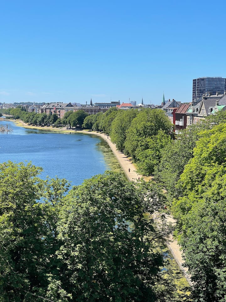 Cozy Penthouse Apartment With View Over The Lakes - Copenhagen