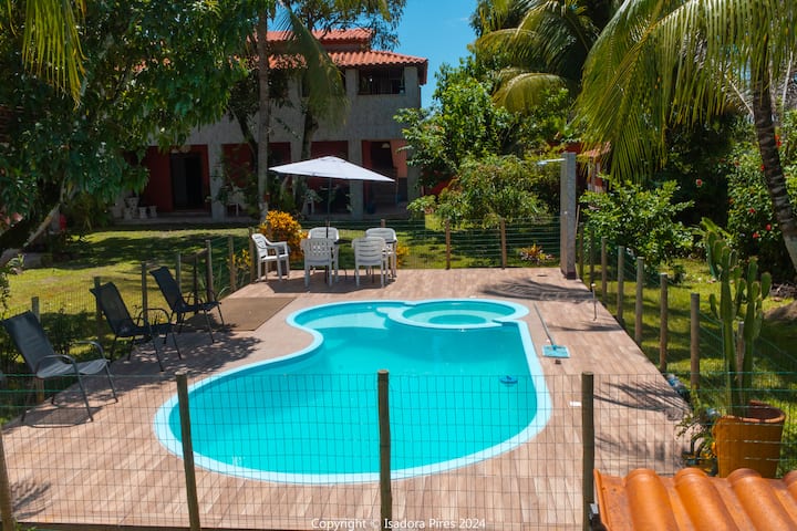 Casa Piscina Verde Ilha Itaparica 5/4 Condomínio - Bahia