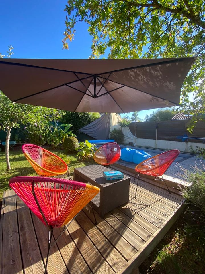 Maison Piscine 4 Chambres 8/9 Pers Pessac Bordeaux - Bordeaux