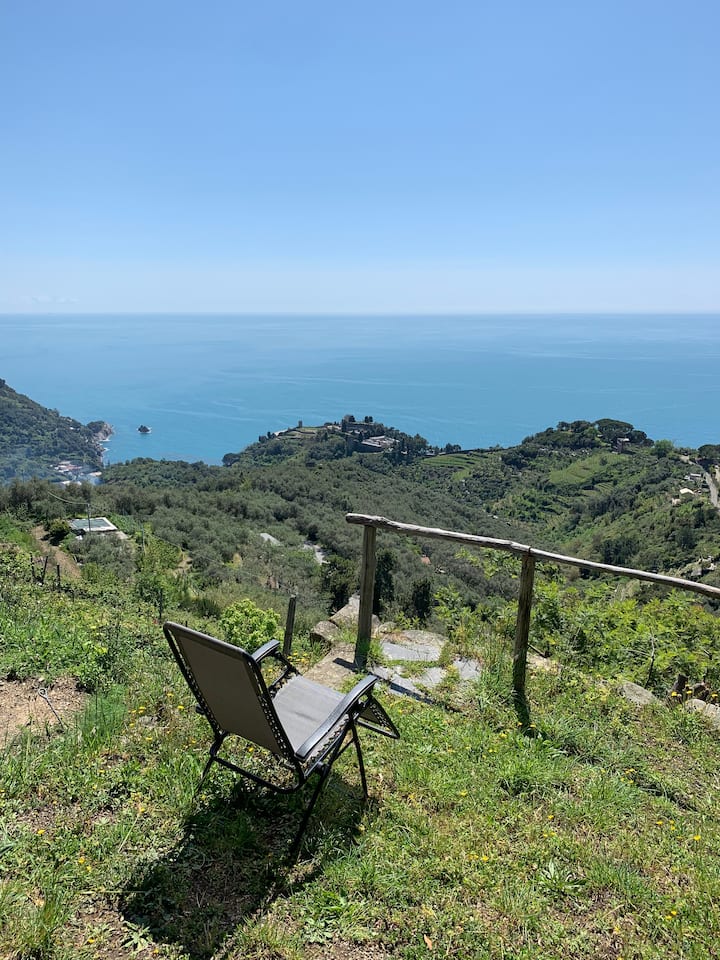 Totally Isolated In A Vineyard With Stunning View - Bonassola