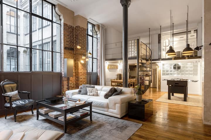 Authentique Loft Industriel-chic, Centre De Paris - Paris