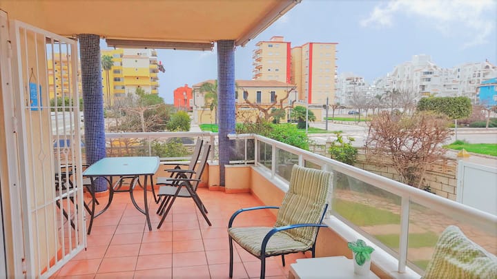 Bonito Apartamento En La Playa Con Gran Jardín - Tavernes de la Valldigna