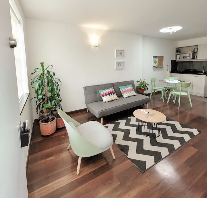 Lindo Y Cálido Apartaestudio (Eco-sostenible) - Bogota