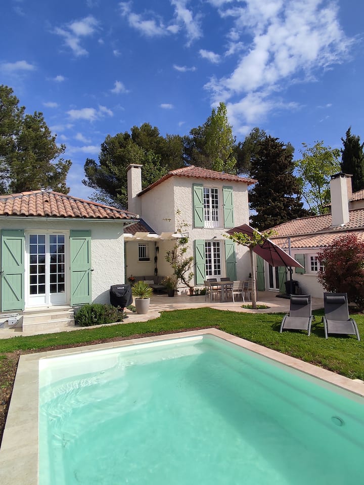 Maison Familiale Climatisée Avec Piscine Aix Pce - Aix-en-Provence