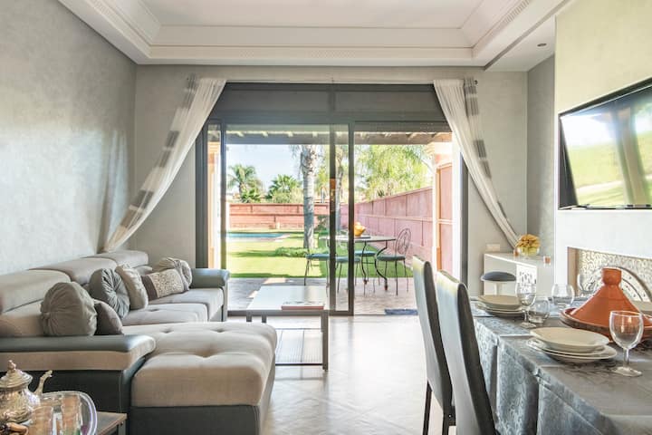 Magnífica Villa Contemporánea De 120m2 Con Gran Piscina Privada / Dyar Shemsi - Marruecos