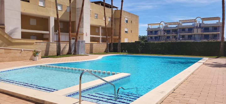 Beach, Wifi, A/a, 2 Parking,lavavajillas,lavadora. - Gandia