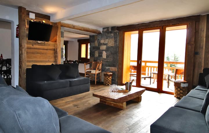 Chalet De Prestige 18 Personnes, Piscine & Jacuzzi - Briançon