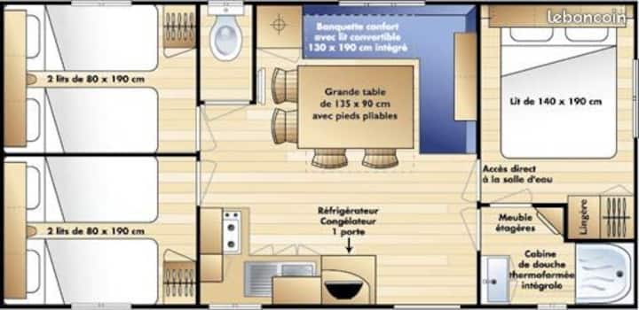 Mobil Home Climatisé Proche Europa Park - Rhinau