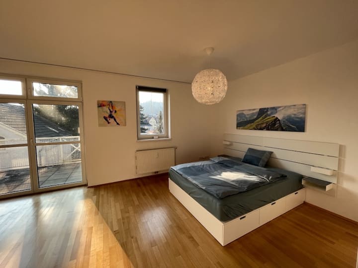 Stylish Room In A Shared Rooftop Apartment - Linz